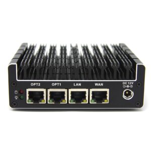 protectli vault fw4b - 4 port, firewall micro appliance/mini pc - intel quad core, aes-ni, 8gb ram, 120gb msata ssd