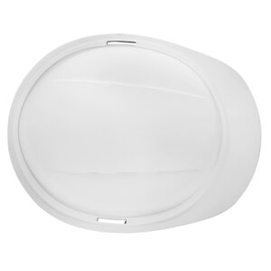 ACERPAL Cap Style Non-Vented White Solid Color OSHA Hard Hat with 6 Point Suspension