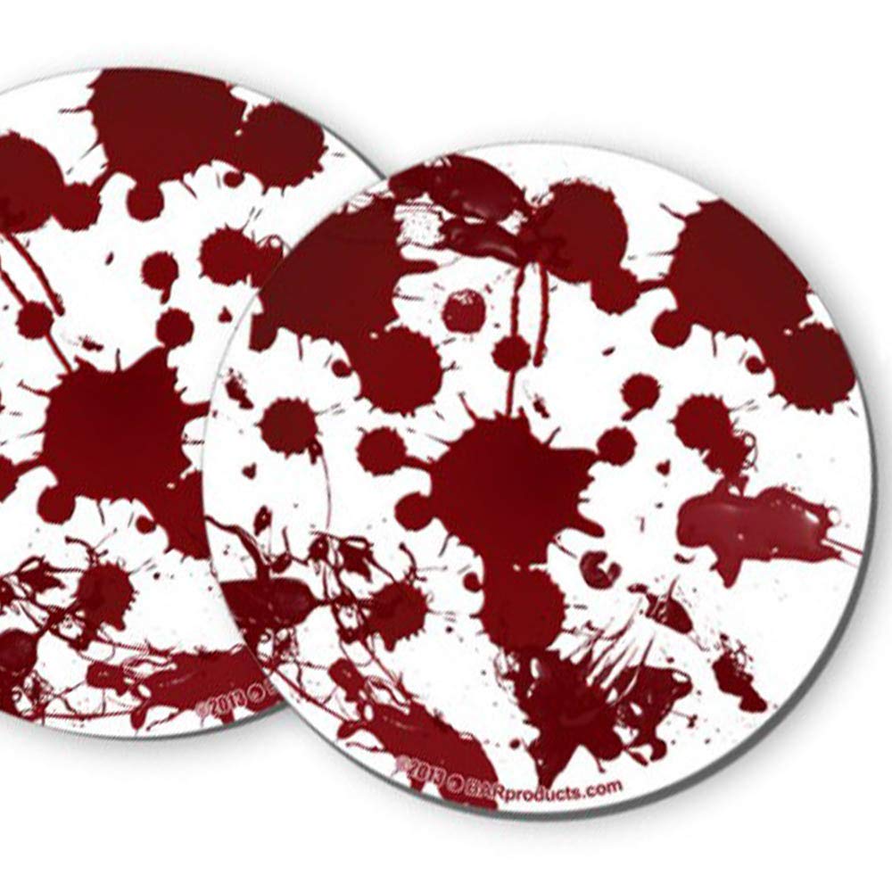 Blood Splatter Foam Kolorcoat™ Coaster - 4 inch Round