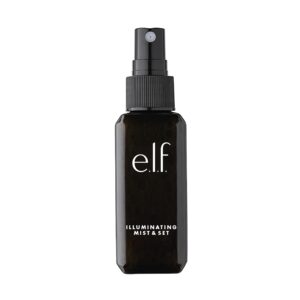 e.l.f. illuminating mist & set, refreshing setting spray for a lasting radiant finish, infushed with green tea & vitamin a, vegan & cruelty-free