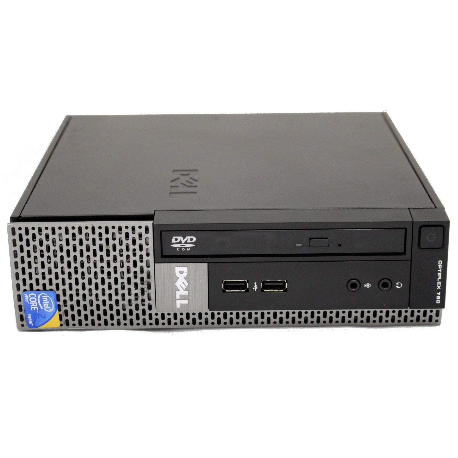 Dell OptiPlex 780 USFF Desktop Intel Core 2 Duo 3.0 GHz 4 GB RAM 250 GB HD DVD Win Pro 32-Bit (Renewed)