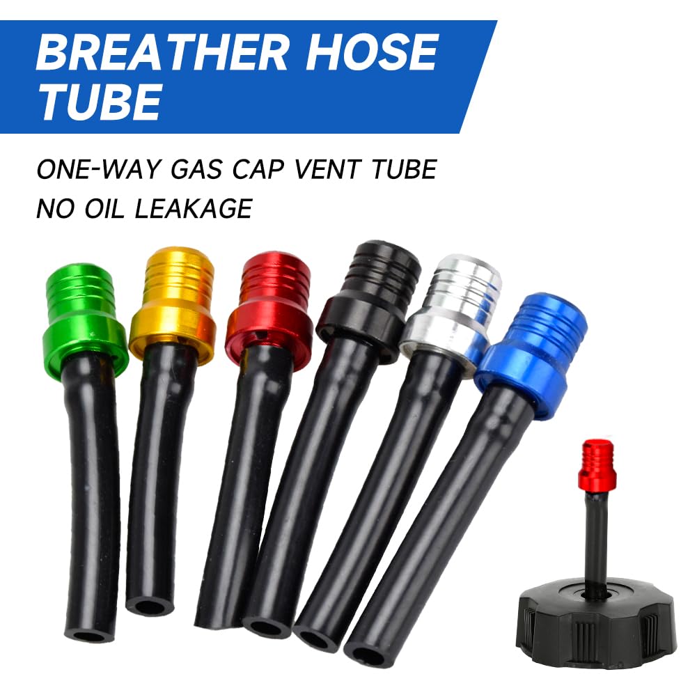 Universal Tank Gas Fuel Cap Valve Vent Breather Hose Tube For 50cc 110cc 70cc 125cc Motorcycle XR CRF RM KX SSR Dirt Pit Quad Bike Atv