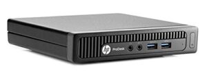 hp elite 600 g1 micro desktop computer ultra small tiny pc (intel core i3-4160t, 8gb ram, 500gb hdd, wifi, usb 3.0) win 10 pro (renewed)