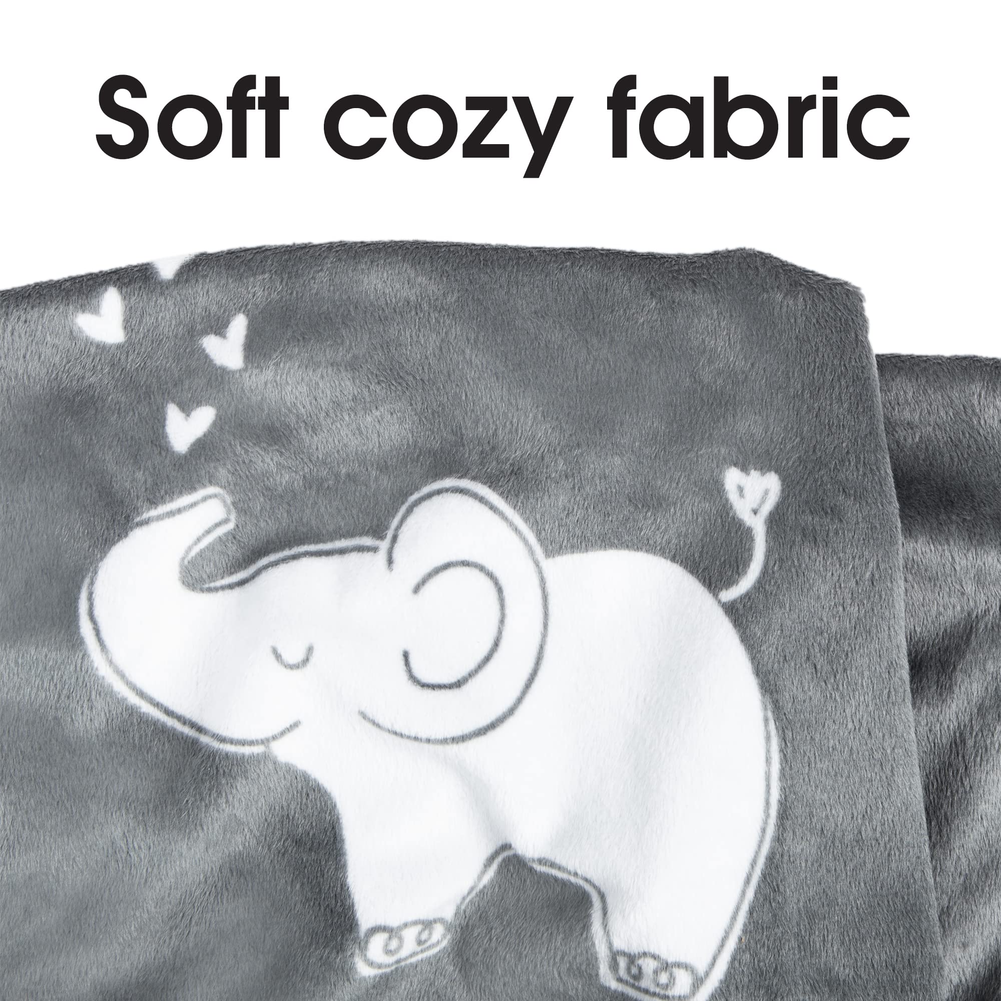 Boppy Changing Pad Cover, Elephant Kisses, 16x32 Inch (Pack of 1)