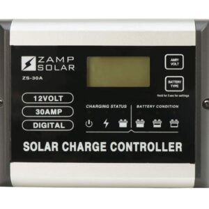 Zamp Solar Legacy Series 115-Watt Roof Mount Solar Panel Kit with Digital Charge Controller. Durable Off-Grid Solar Power for RV Battery Charging - KIT1003