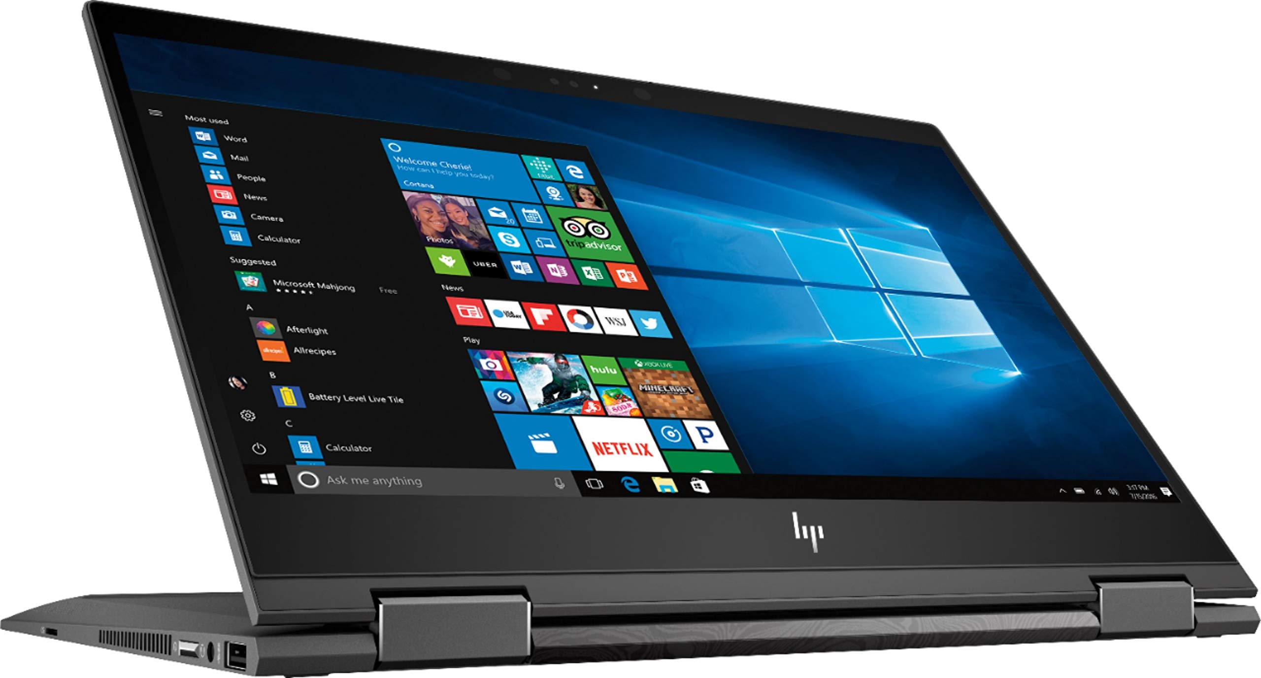 HP Envy x360 2-in-1 13.3" FHD Touch-Screen Premium Build Laptop Computer, AMD Ryzen 5 2500U up to 3.6GHz, 8GB RAM, 128GB SSD, WiFi, Bluetooth, Windows 10