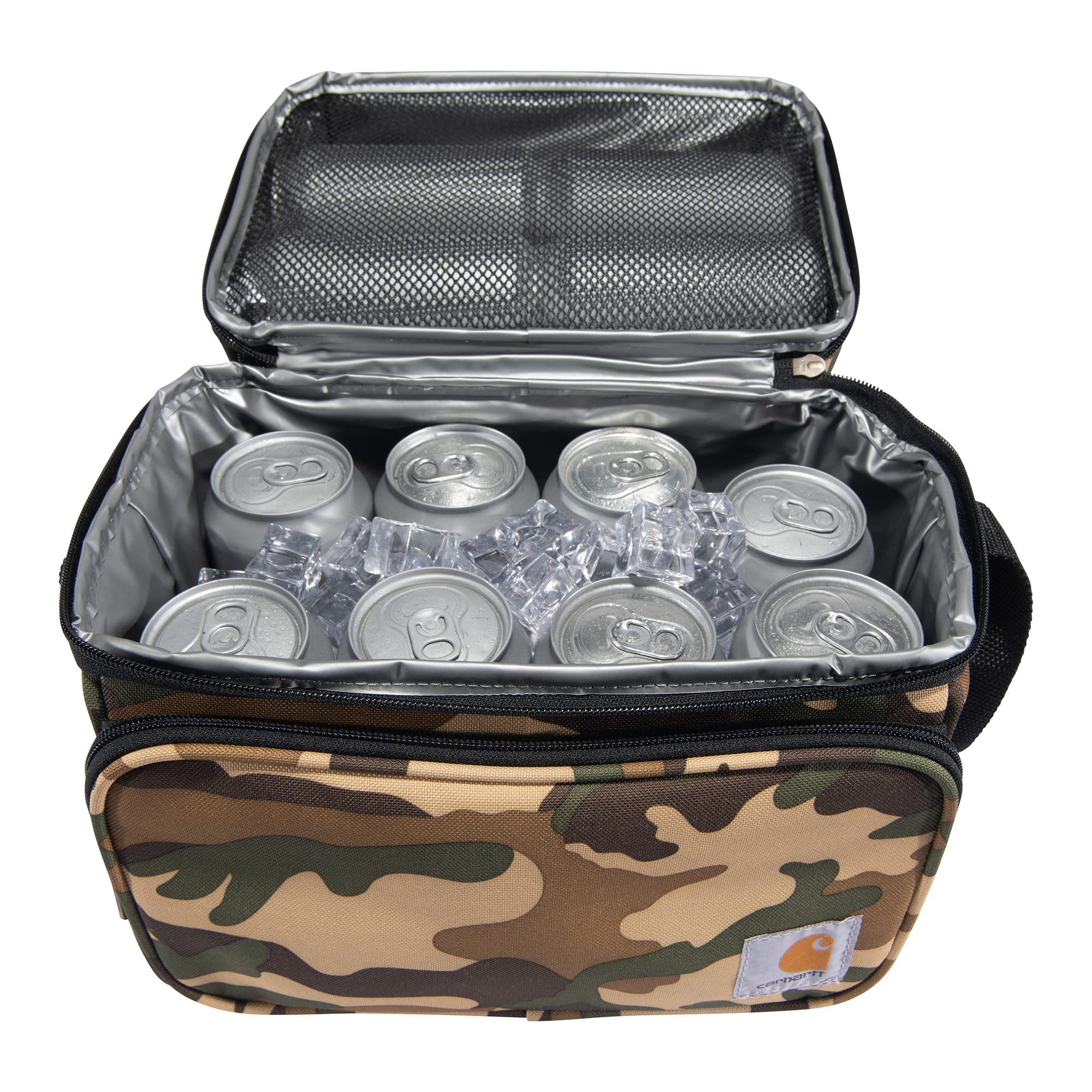 Carhartt Insulated 12 Can Two Compartment Lunch Cooler, Camo, One Size