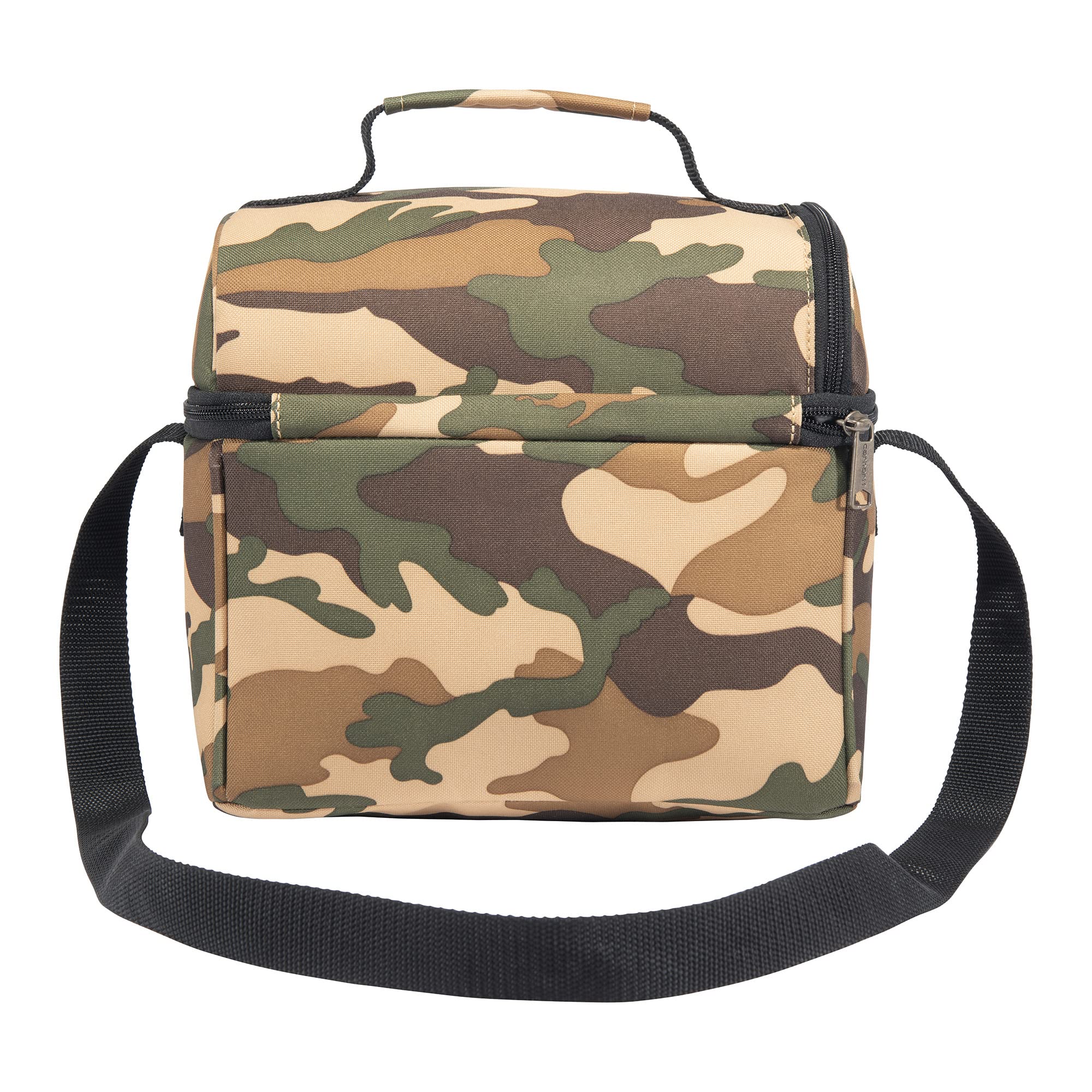 Carhartt Insulated 12 Can Two Compartment Lunch Cooler, Camo, One Size