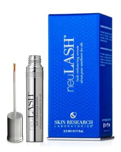 eye lash enhancing serum for thicker, longer looking lashes - neulash eyelash serum by skin research laboratories - advanced formula improves the look of natural lash follicles & healthy lash lines