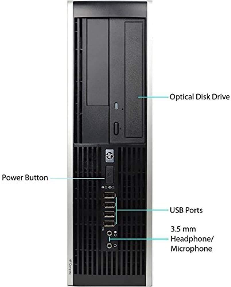 HP Compaq 8200 Elite SFF Core i3-2100 3.1 GHz 8GB DDR3 Ram 250GB Hard Drive Windows 10 (Renewed)