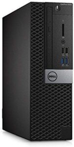 dell k3t2w optiplex 5050 small form factor desktop, intel core i7-6700, 8gb ram, 256gb ssd, black (renewed)