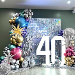 Party Balloons 12inch 50pcs Assorted Color Metallic Latex Balloons Birthday Helium Balloons