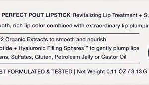 KAPLANMD Perfect Pout Lipstick, Revitalizing Treatment + SPF 30 Sunscreen, 0.11 oz