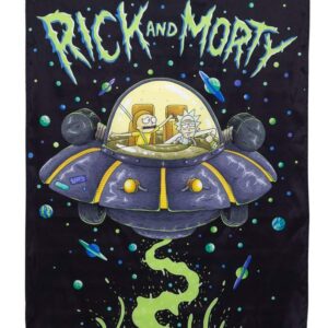 Calhoun Rick and Morty Indoor Wall Banner (30" by 50") (Space Cruiser)