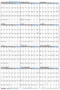 jjh planners - laminated - 24" x 36" large monday start week 2024 wall calendar - vertical 12 month yearly annual planner (24mv-24x36)