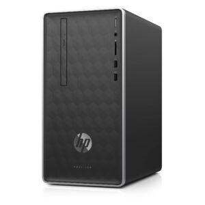 HP 590-p0033w Pavilion Desktop i3-8100 3.6GHz 4GB RAM 1TB HDD Win 10 Home Ash Silver