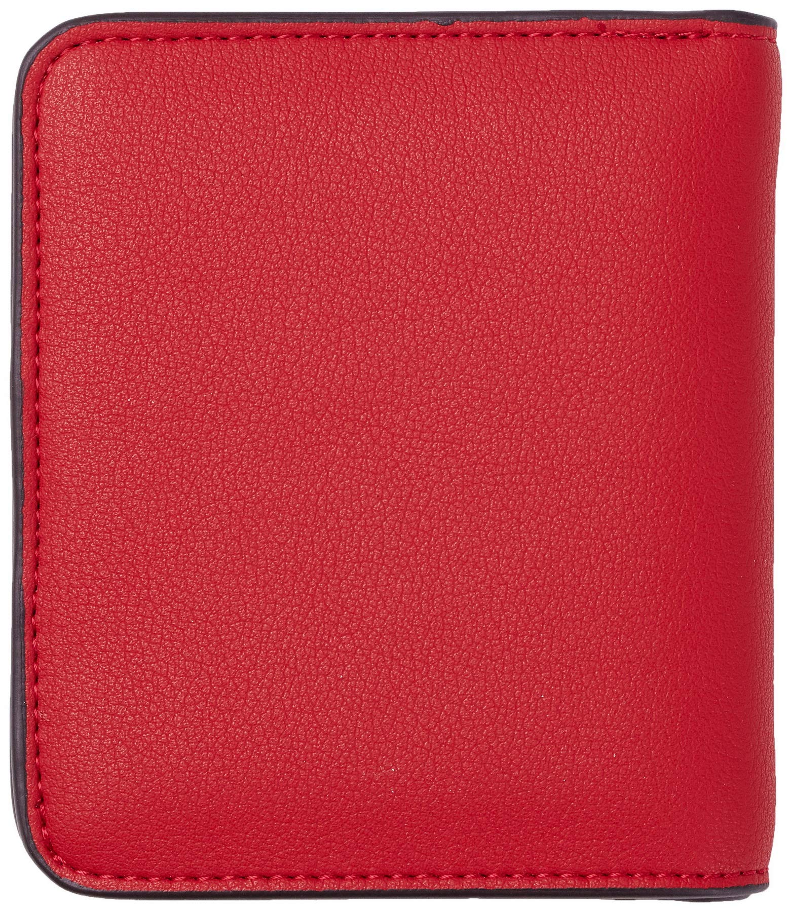 Toughergun Womens Rfid Blocking Small Compact Bifold Luxury Genuine Leather Pocket Wallet Ladies Mini Purse with ID Window (10 ReNapa Red Classic)