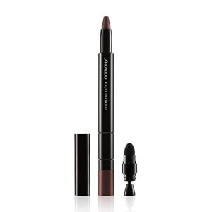 shiseido kajal inkartist, tea house 01-4-in-1 liner, kajal, eyeshadow & brow color - smudge resistant, crease proof & waterproof - includes detachable sharpener & built-in sponge