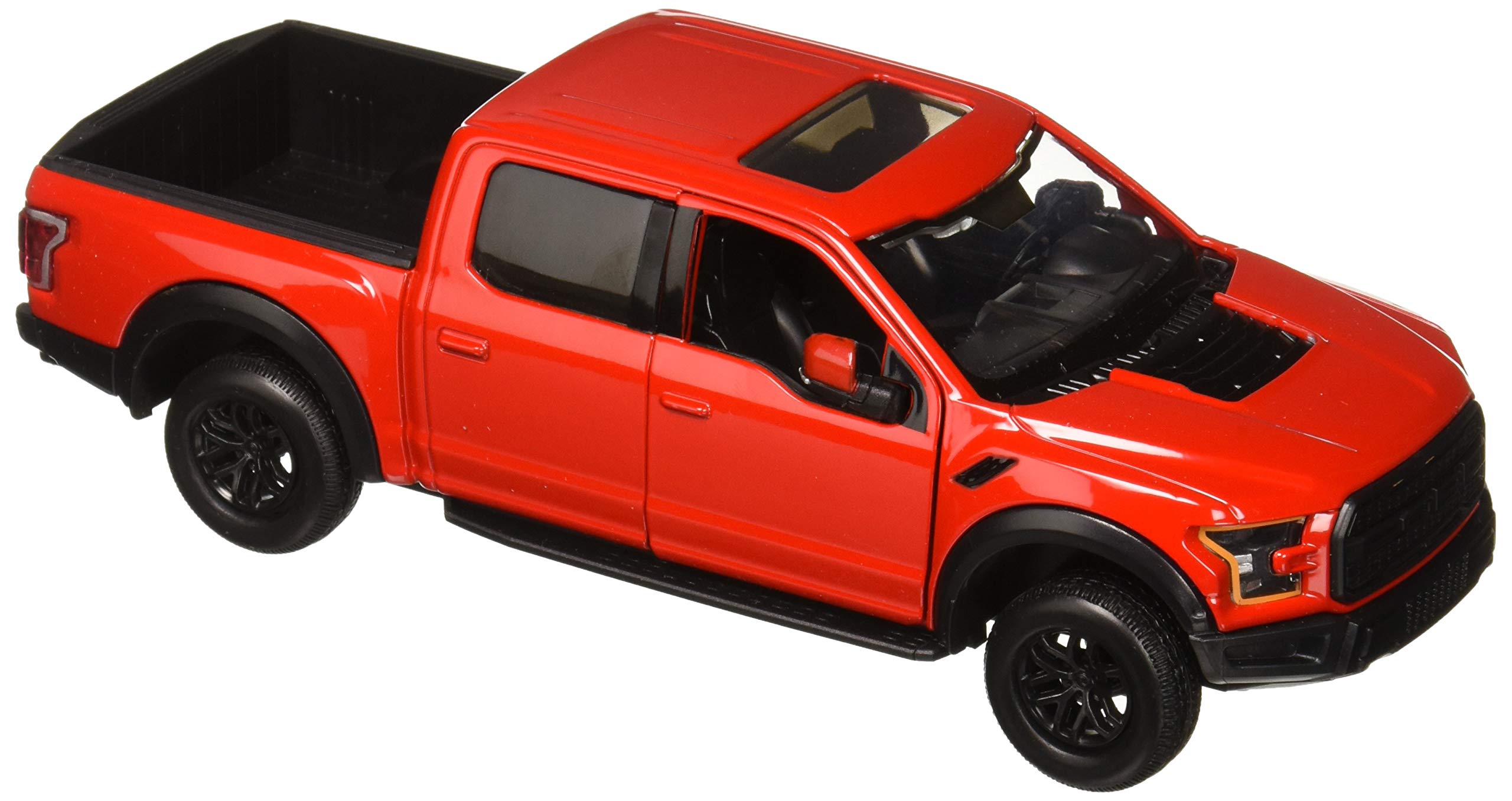 Motormax 79344RD 1: 27 W/B - 2017 Ford F-150 Raptor, Red