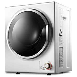 costway electric tumble dryer, sliver