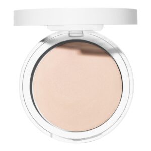 well people bio powder foundation, lightweight & hydrating foundation for perfecting & smoothing skin, semi-matte finish, vegan & cruelty-free, 3w