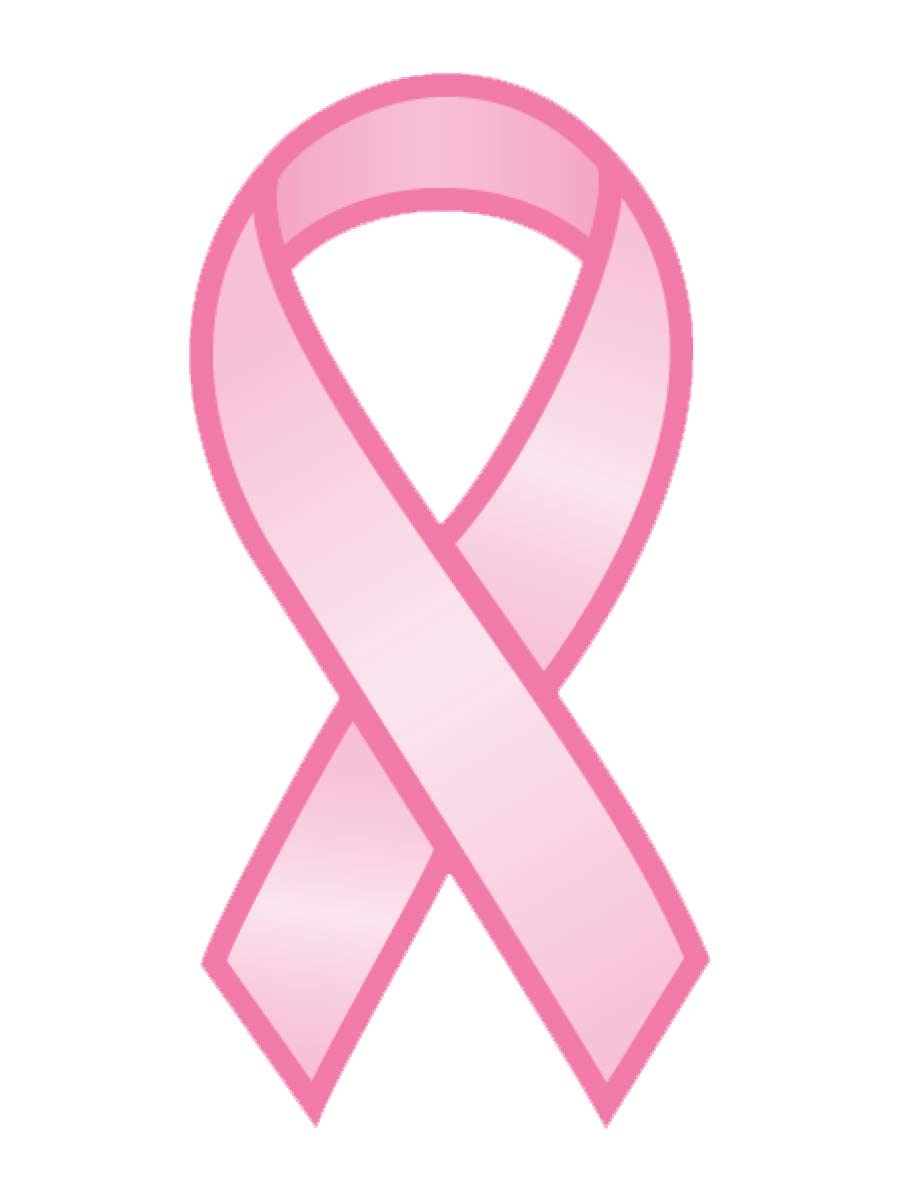 FashionTats Pink Ribbon Breast Cancer Temporary Tattoos | Pack of 25 | MADE IN THE USA | Skin Safe | Removable