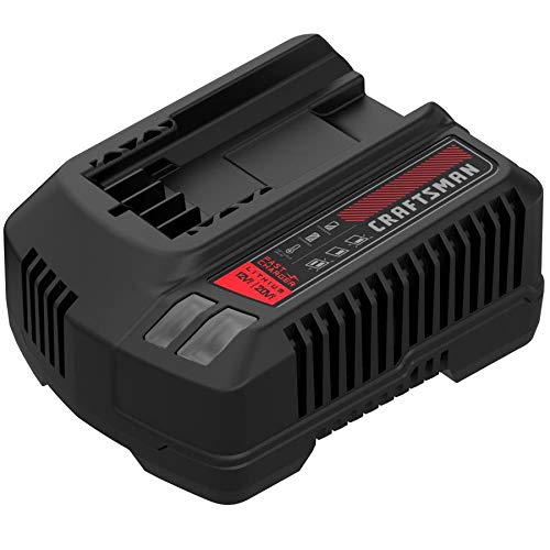 CRAFTSMAN V20 Battery Charger, LED Charging Indicator, Compatible with all CRAFTSMAN V20 Power Tool and Outdoor Tool Batteries (CMCB104)