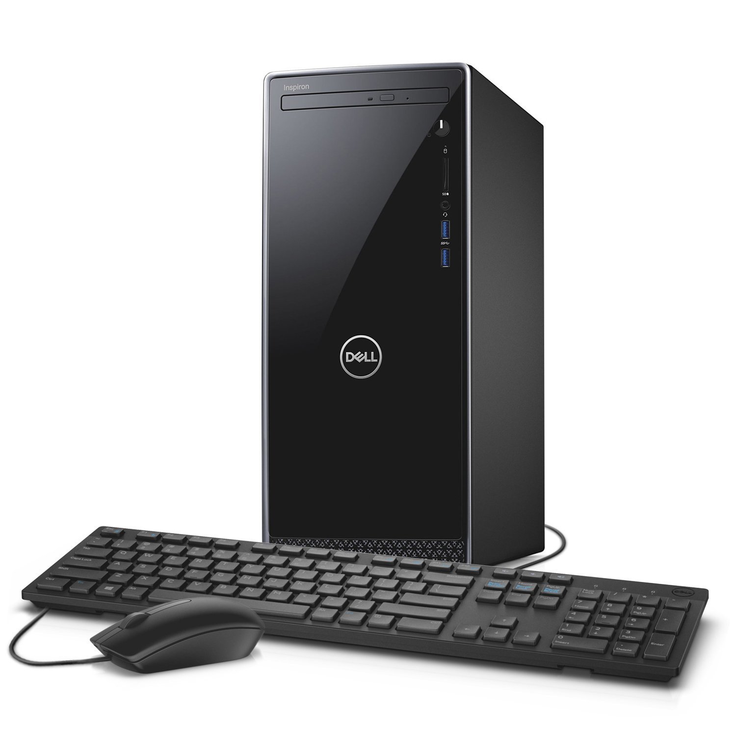 Dell Inspiron 3670 Intel Hex Core i7 8GB 1TB Windows 10 - Black