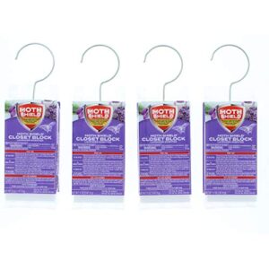 moth shield 4 pk closet block lavender scented