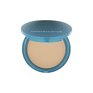 colorescience natural finish pressed foundation spf 20, medium sunlight, 0.42 oz