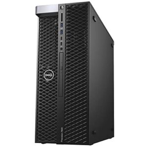 dell precision t7820 intel xeon silver 4114 x10 2.2ghz 32gb 256gb ssd, black (renewed)