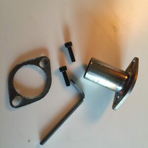 GenExhaust for Honda EU6500iS/EU7000iS Generator 1" silicone tubing exhaust extension 4 foot length.