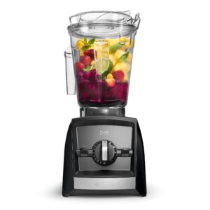 Vitamix A2500 Ascent Series Smart Blender, Professional-Grade, 64 oz. Low-Profile Container, Black (Renewed)