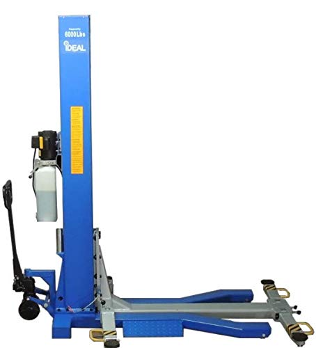 Ideal 6000 lb Capacity Mobile Single Column Lift