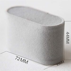 JJGQAZ 10 pieces Velvet Small Bracelet Watch Pillow for Watch Box Jewelry Display Stand Organizer, 2.8x1.7x1.3