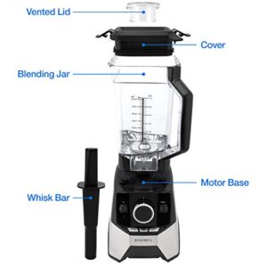 Rosewill Professional Blender, Industrial Power High Speed Commercial Blender, Quiet 1400 Watt 33000 RPM Motor - RHPB-18001