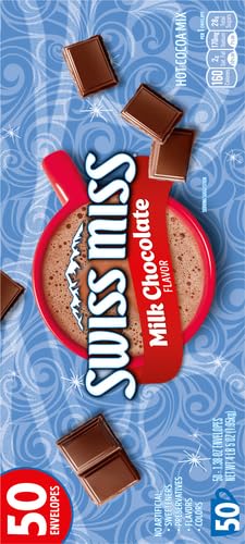 Swiss Miss Milk Chocolate Flavor Hot Cocoa Mix, 1.38 oz. 50-Count