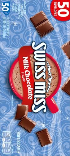 Swiss Miss Milk Chocolate Flavor Hot Cocoa Mix, 1.38 oz. 50-Count