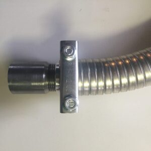 GenExhaust Universal Generator Large Exhaust Port 1-1/2" Steel Exhaust Extension 2 Foot Length