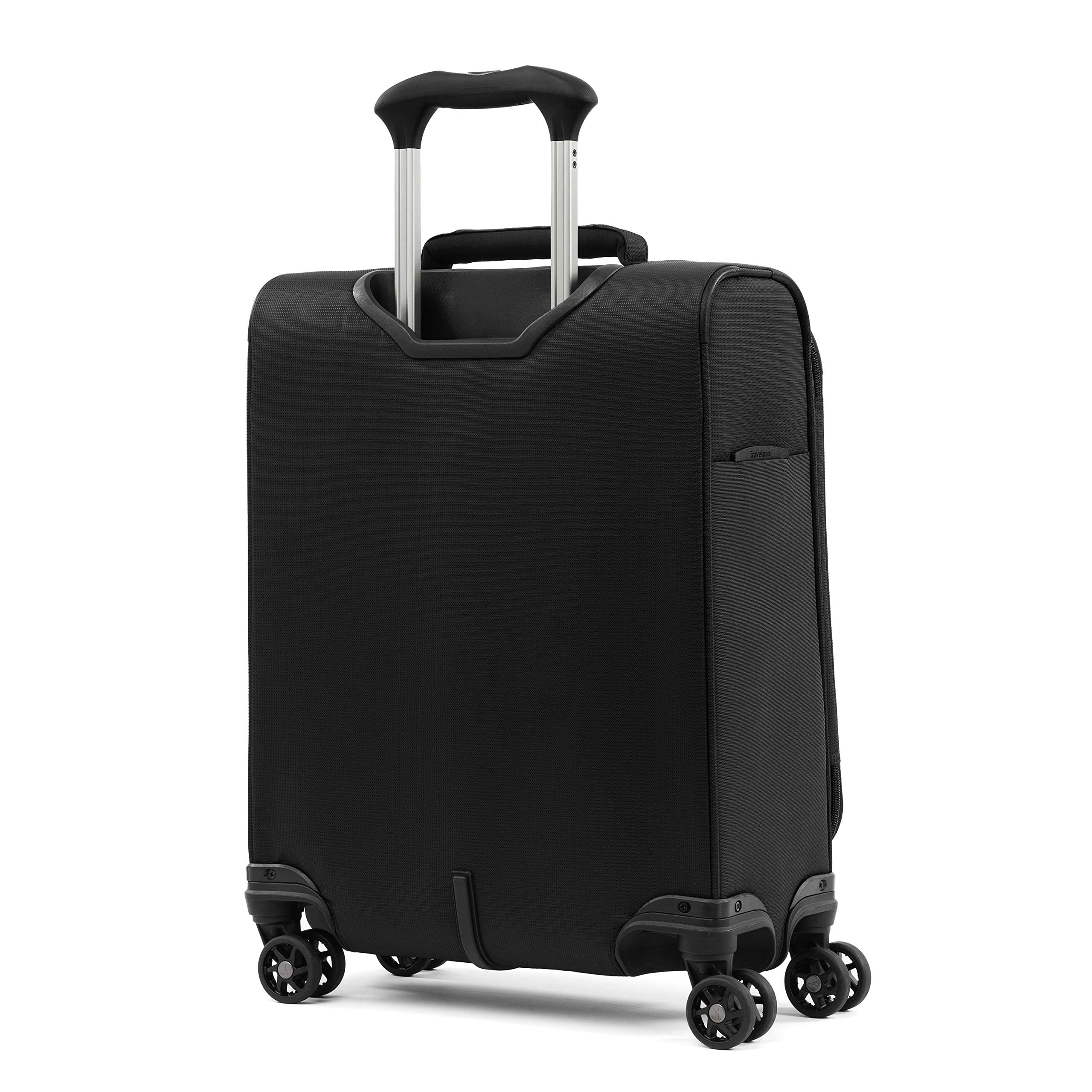 Travelpro Tourlite Softside Expandable Luggage with 4 Spinner Wheels, Lightweight Suitcase, Men and Women, Black, Carry-On 19-Inch