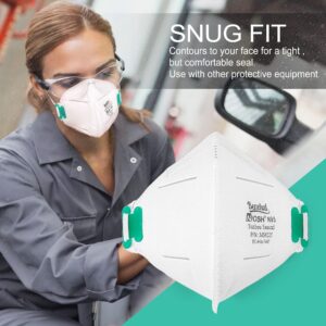 LotFancy NIOSH N95 Mask, 20PCS Particulate Respirator, N95 Face Mask for Construction, Cleaning, Disposable Air Filter Masks against Dust, Pollution, Particle, Smoke