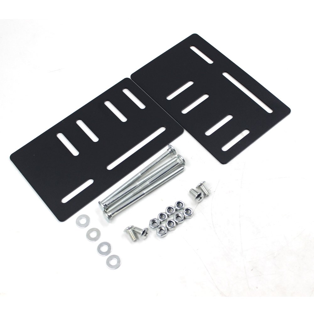 2 Pcs Bed Frame Headboard Modification Plate Designed to Attach Bolt-on headboard Vertical Brackets,Fit for Extra Heavy Duty Headboard.