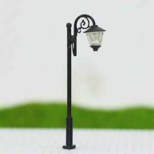 LYM36 10pcs Model Railway Train Lamp Post Street Lights 5.2cm 2.05inch TT N Scale LEDs New