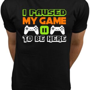 Market Trendz Funny Video Game Shirt for Gamers T Shirt Video Game Shirts for Men Black Small