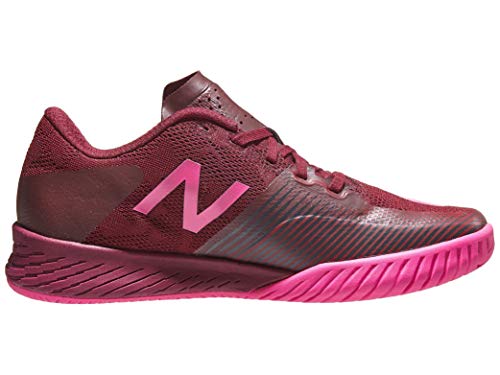 New Balance Women's 896 V3 Hard Court Tennis Shoe, Peony/Vivid Coral, 5.5 W US