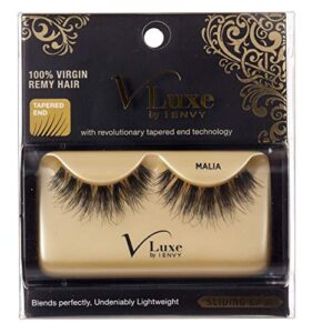 kiss vluxe by i envy 100% virgin remy human hair eyelashes malia vle12