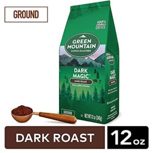 Green Mountain Coffee Roasters, Dark Magic, Ground Coffee, Dark Roast, Bagged 12oz.