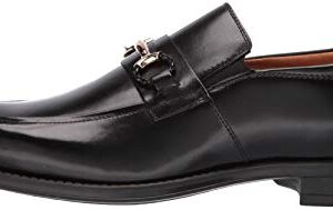 Stacy Adams Men's Pierce Moe-Toe Slip-on Penny Loafer, Black, 9 M US