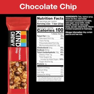 KIND Kids Granola Chewy Bar, Chocolate Chip, 10 Count