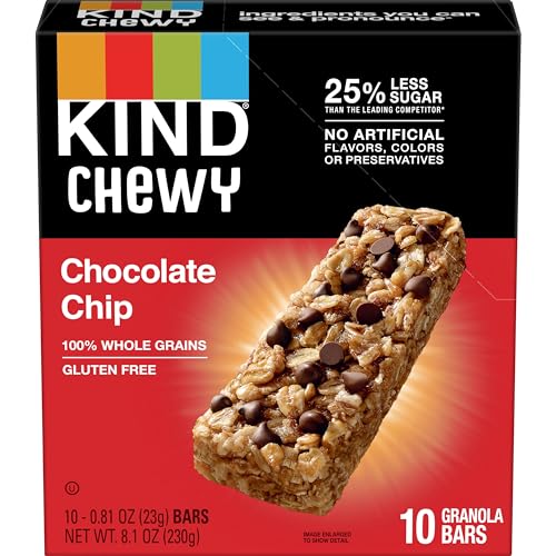 KIND Kids Granola Chewy Bar, Chocolate Chip, 10 Count